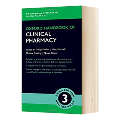 英文原版 Oxford Handbook of Clinical Pharmacy 牛津临床药学手册 英文版 进口英语原版书籍