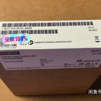 售前询价6ES7318-3EL01-0AB0全新原装 现货當天发