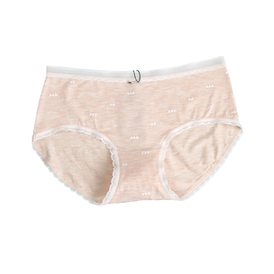 2条价CYN创雅诺中腰花纱女士内裤