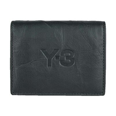 Y-3经典字母logo皮质钱包男女