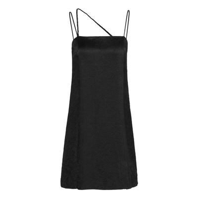 【商场同款】HPLY荷比俪 夏女一字领无袖柔软丝滑连衣裙