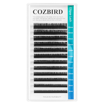 美睫单根扁毛空气睫毛