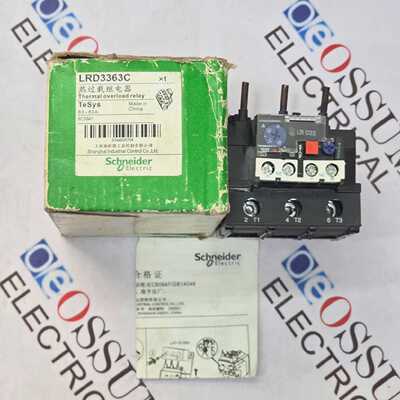 SCHNEIDER电动LRD3363C热盖继电器6380A