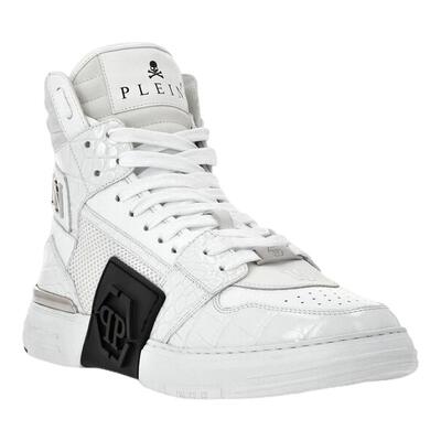 PhilippPlein/菲利普普兰男士运动休闲鞋小牛皮涤纶牛皮新款高帮