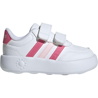 Adidas/阿迪达斯正品BREAKNET 婴童魔术贴经典运动休闲鞋JS3676