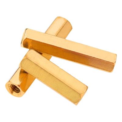 六角双通铜柱隔离柱机箱主板间隔螺柱双头铜支柱M2*3*4x5x6x7x8x9