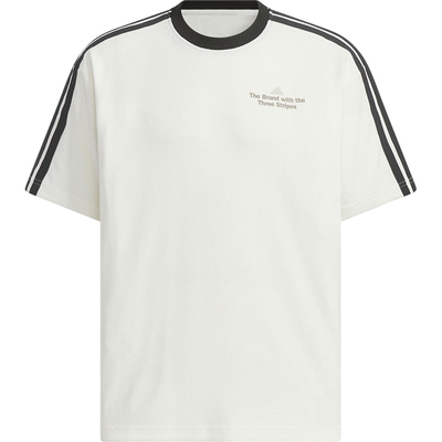 Adidas/阿迪达斯LOOSE FIT T-SHIRT男宽松三条纹短袖T恤KF2472