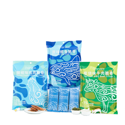 十分可高蛋白非油炸肉脆卷肉薯片