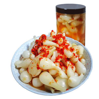 广西酸野冰糖酸酸甜荞头开胃泡菜荞头特产开罐即食爽口下饭菜