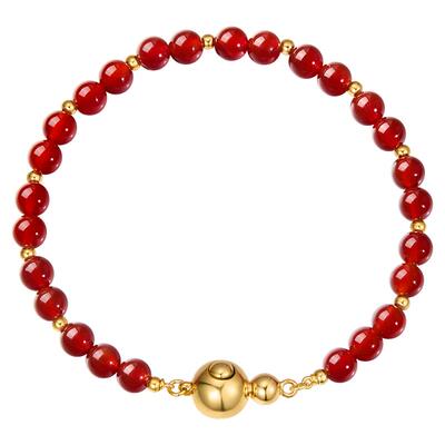 ZEGL本命年系列玛瑙吊坠手链女