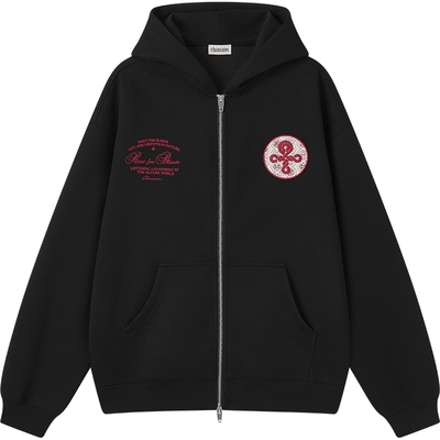 CHINISM丨可拆卸刺绣开衫卫衣