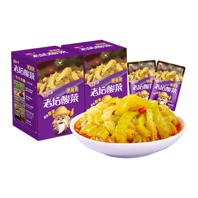 统一老坛酸菜包25g*10包开袋即食