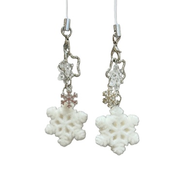 圣诞雪花挂件雪花包包挂件送礼物