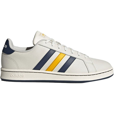 Adidas/阿迪达斯neo米色蓝色黄色女子休闲运动舒适低帮板鞋FY8195