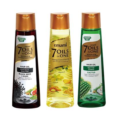 Emami 7 Oils in One护发精油头皮护理防毛躁柔顺摩洛哥修复发油