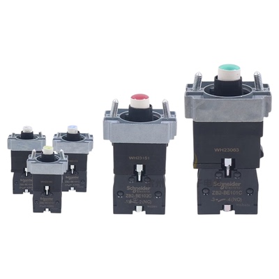 施耐德带灯按钮触点基座ZB2-BZ101C 102C 103 105C BWB31C BWM41C