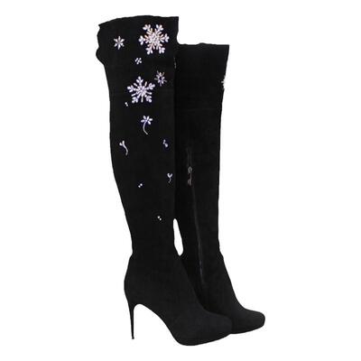 诺贝达女鞋轻奢秋款单鞋粗跟皮鞋