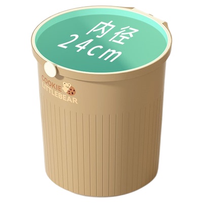 奶油风大号高颜值垃圾桶