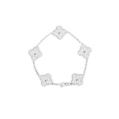 四叶草手链女S925银轻奢小众精致