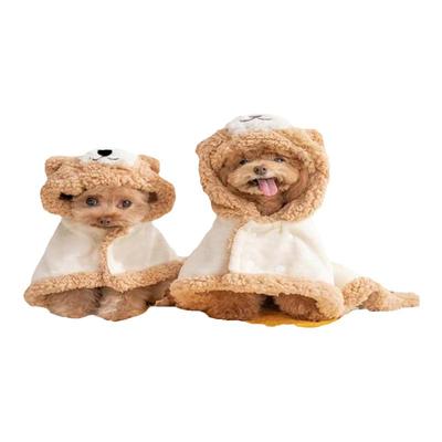 新款宠物毯子印花法兰绒加厚睡袍披风被子犬猫秋冬款狗通用