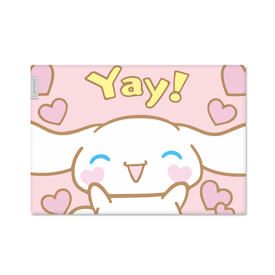 玉桂狗贴纸适用联想小新笔记本