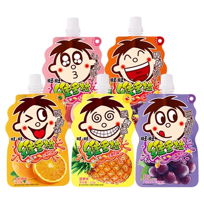 旺旺维多粒果冻爽休闲零食果冻