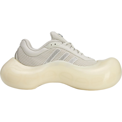 Adidas/阿迪达斯官方正品三叶草新款女米白乳白色TPU运动鞋JI1495
