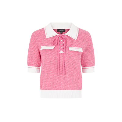 MARYLING翻领针织套头衫