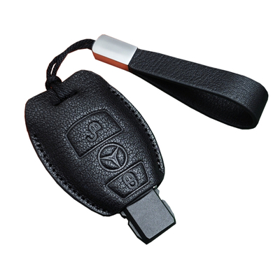 适用于老款奔驰钥匙套插入式sec级g500v260威霆钥匙扣真皮包高档