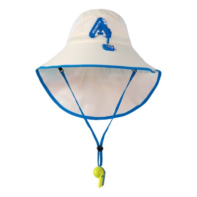 儿童防晒帽夏季男宝宝遮阳帽男童帽子女童沙滩帽男孩太阳帽大帽檐