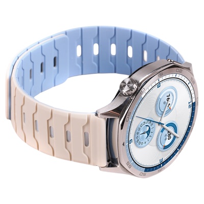 适用华为GT6手表带watchgt5pro龙鳞纹磁吸硅胶腕表带watch5代运动watch4pro智能GT4高级GT3男士2pro夏透气女