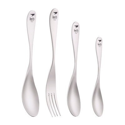 铠斯刀叉勺套装家用纯钛餐具厨具