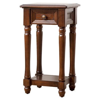 美式实木床头柜迷你0.35米