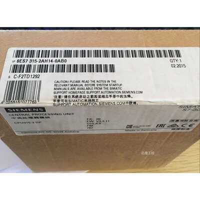 6ES73152AH140AB0S7300CPU3152DP带MPI的中央处理器