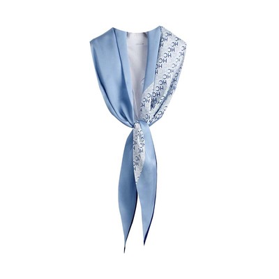 ch字母长条小丝巾细窄三角形丝带