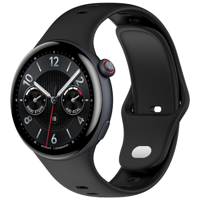 适用于vivowatch5手表带iQOOwatch5液态硅胶同款反扣腕带新款vivo智能运动手表iQOOwatch5男女士春夏替换带