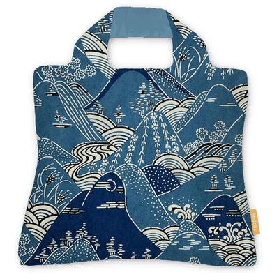 日式山峦防泼水折叠环保购物袋