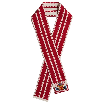 【新年系列】HM童装儿童男童女童围巾红色马年保暖围巾1320039