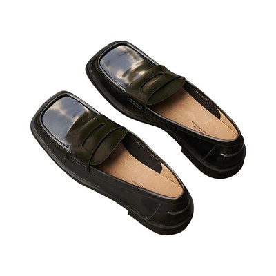 阿根廷头层牛皮乐福便士鞋