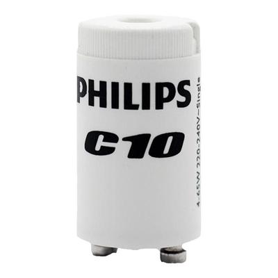 飞利浦荧光灯启动器 C10 4-65W 220-240V启辉器跳泡C10/S10/C2/S2