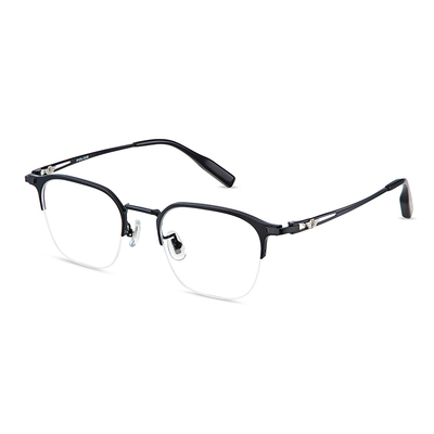 POLICE通用通勤板材半框光学镜