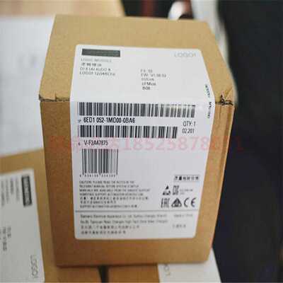 议价全新西门子LOGO SV/E/A逻辑模块6ED1052-1CC01-0BA6/OBA6