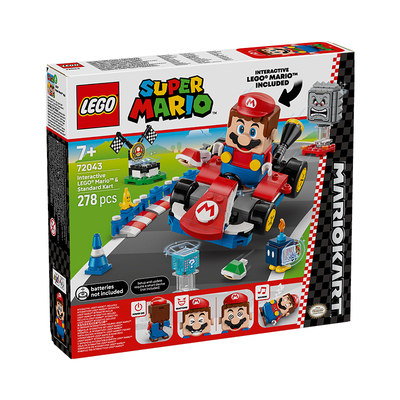 乐高72043马力欧和标准型卡丁车