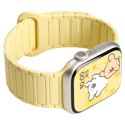 匠戴适用iwatch明星同款硅胶表带