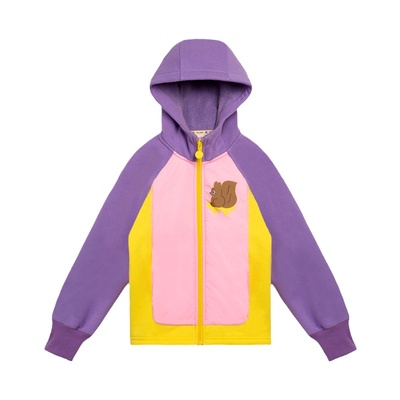 pocoblush松鼠印花充棉外套