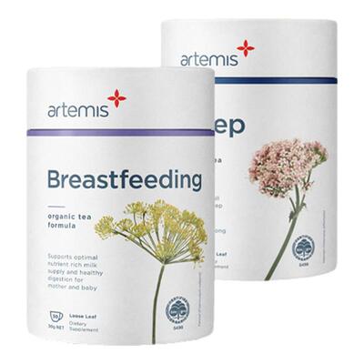 artemis新西兰母乳哺育茶30g+深度助眠有机茶30g