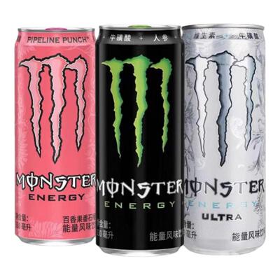 新日期可口可乐Monster魔爪饮料