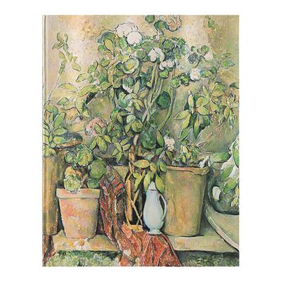 paperblanks佩兰克笔记本本子手账本手帐本办公读书笔记记事本日记本文艺精致学生文具塞尚的陶土花盆和花