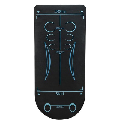 健腹轮专用垫男士家用健身防滑减震静音加大加宽加厚平衡垫瑜伽垫