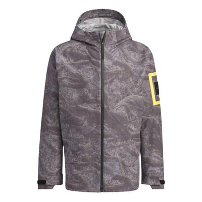 阿迪达斯男外套2024春TERREX户外防风运动连帽夹克 IS9512 IS9511